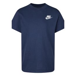 Nike Sportswear T-Shirt 'FUTURA' Jungen Gr&ouml;&szlig;e 104 nachtblau / wei&szlig;