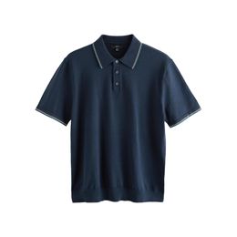 next Poloshirt Herren Gr&ouml;&szlig;e XXL navy / azur / braun / wei&szlig;