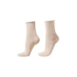 CALZEDONIA Socks female Beige size One Size