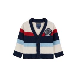 Guess Strickjacke Jungen Gr&ouml;&szlig;e 92 beige / blau / pink