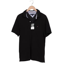 Tommy Hilfiger Poloshirt Herren Größe L Second Hand schwarz