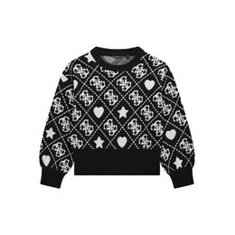 Guess Pullover M&auml;dchen Gr&ouml;&szlig;e 158 schwarz / wei&szlig;