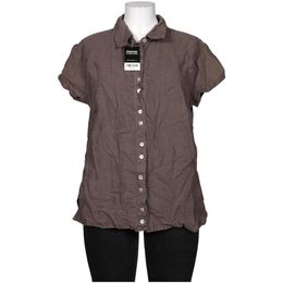 Ulla Popken Bluse Damen Gr&ouml;&szlig;e XL Second Hand braun