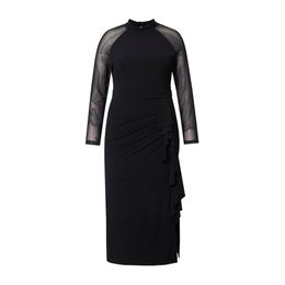 Ulla Popken Kleid Damen Gr&ouml;&szlig;e 42 schwarz Winterkleid