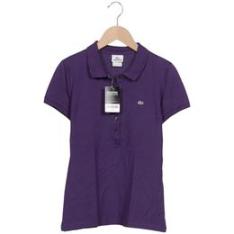 Lacoste Poloshirt Damen Gr&ouml;&szlig;e M Second Hand lila
