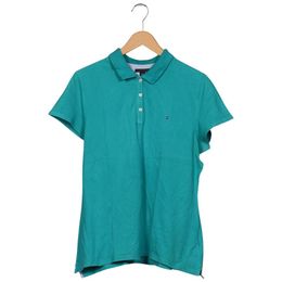Tommy Hilfiger Poloshirt Damen Größe XL Second Hand türkis