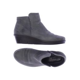 Ecco Stiefelette Damen Größe 39 Second Hand grau