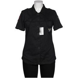 Superdry Bluse Damen Größe XL Second Hand schwarz