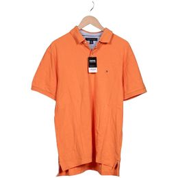 Tommy Hilfiger Poloshirt Herren Größe L Second Hand orange
