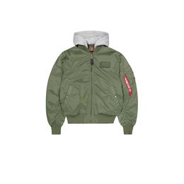 Alpha Industries Between-Season Jacket 'MA-1 TT Hood' male Green size 4XL