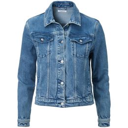 Knowledge Cotton Apparel Damen-Jeansjacke S Denim