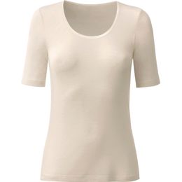 Conta Damen Kurzarm Spenzer wollwei&szlig; Gr&ouml;&szlig;e 42