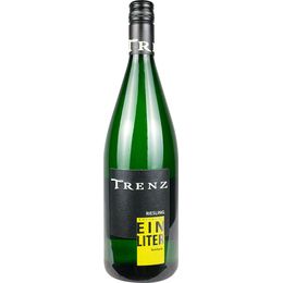 Weingut Trenz Ein Liter 1,0 L Riesling 2024 Feinherb - Johannisberger Erntebringer Rheingau – Weißwein Qualitätswein