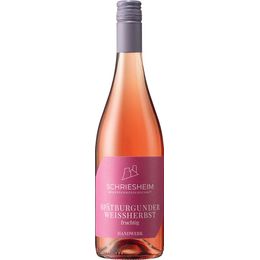 Winzergenossenschaft eG Schriesheim Wei&szlig;herbst Sp&auml;tburgunder 2024 Feinherb - Baden &ndash; Ros&eacute; Qualit&auml;tswein