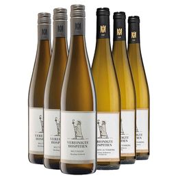 Vereinigte Hospitien Weißweinpaket Riesling Feinherb - Mosel – Probierpaket VDP.Große Lage