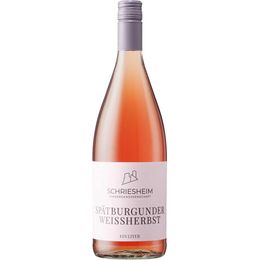 Winzergenossenschaft eG Schriesheim Wei&szlig;herbst 1,0 L Sp&auml;tburgunder 2023 Feinherb - Baden &ndash; Ros&eacute; Qualit&auml;tswein