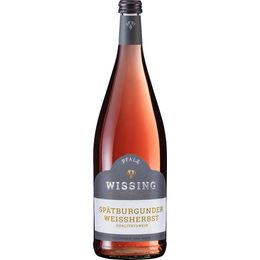 Privatkellerei Wissing Wei&szlig;herbst 1. 1,0 L Sp&auml;tburgunder 2024 Lieblich - Pfalz &ndash; Ros&eacute; Qualit&auml;tswein