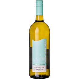 Vinum Autmundis Bietjungferschoppen 1,0 L Cuvée 2024 Lieblich - Hessische Bergstraße – Weißwein Qualitätswein