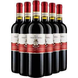 Villa Travignoli Chianti Rufina Paket Sangiovese 2024 Trocken - Toskana &ndash; Probierpaket DOCG