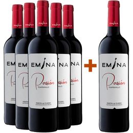 Bodegas Emina Aktionspaket 5+1 2022 Pasi&oacute;n Ribera del Duero DO Tempranillo 2024 Trocken - Kastilien und Le&oacute;n &ndash; Probierpaket DOP