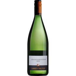 Weingut Langenwalter Grauer Burgunder 1,0 L Grauburgunder 2024 Trocken - Pfalz – Weißwein Qualitätswein