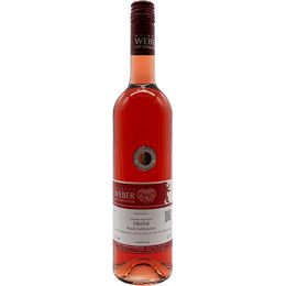 Weingut Weber Hof-B&auml;renstein Alsheimer Rheinblick Rosee Merlot 2023 Halbtrocken - Rheinhessen &ndash; Ros&eacute; Qualit&auml;tswein
