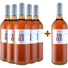 Wilhelm Kern 5+1 Paket "1903" Ros&eacute; 1,0L Cuv&eacute;e 2024 Halbtrocken - W&uuml;rttemberg &ndash; Probierpaket Qualit&auml;tswein