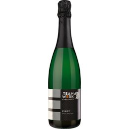 Teamwerk Esslingen Pinot brut nature Wei&szlig;burgunder 2022 Brut - W&uuml;rttemberg &ndash; Perl- & Schaumwein Winzersekt