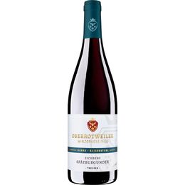 Oberrotweiler Winzerverein Sp&auml;tburgunder , 0,75 L, Region Kaiserstuhl, Baden Blauer 2022 Trocken - Eichberg &ndash; Rotwein Qualit&auml;tswein