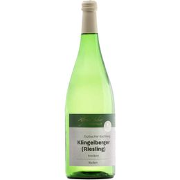 Weingut Alfred Huber Klingelberger 1,0 L Riesling 2024 Trocken - Durbacher Kochberg Baden &ndash; Wei&szlig;wein Qualit&auml;tswein