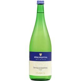 Stiftung B&uuml;rgerspital zum Hl. Geist Weingut SPITALSCHOPPEN Wei&szlig; 1,0 L 2024 Trocken - Franken &ndash; Wei&szlig;wein Qualit&auml;tswein