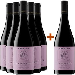Bodegas Array&aacute;n Aktionspaket 5+1 La Suerte de Garnacha Tinta 2019 Trocken - Kastilien-La Mancha &ndash; Probierpaket DOP