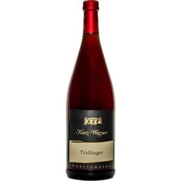Weingut Kurz-Wagner 1,0 L Trollinger 2023 Feinherb - Heilbronner Stiftsberg W&uuml;rttemberg &ndash; Rotwein Qualit&auml;tswein