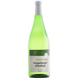 Weingut Alfred Huber Klingelberger 1,0 L Riesling 2023 Halbtrocken - Durbacher Kochberg Baden &ndash; Wei&szlig;wein Qualit&auml;tswein