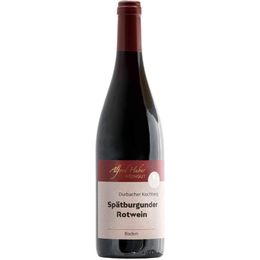 Weingut Alfred Huber Spätburgunder 2021 Halbtrocken - Durbacher Kochberg Baden – Rotwein Qualitätswein