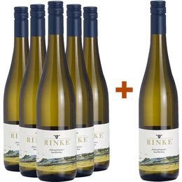 Weingut Rinke 5+1 Paket Wild auf Schiefer&reg; Saar- Riesling 2022 Feinherb - Mosel &ndash; Probierpaket Kabinett
