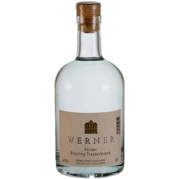 Weingut Werner Feiner Riesling Trester 0,5 L - Mosel &ndash; Spirituose Keine Angabe