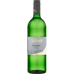 Weingut Schott Rivaner 1,0 L M&uuml;ller-Thurgau / 2022 Feinherb - Rheinhessen &ndash; Wei&szlig;wein Qualit&auml;tswein