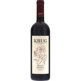 Weingut Krug RESERVE Merlot 2021 Trocken - Thermenregion &ndash; Rotwein Qualit&auml;tswein