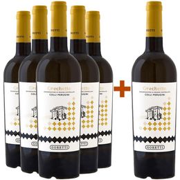 Azienda Agricola Goretti 5+1 Paket Colli Perugini Grechetto 2024 Trocken - Umbrien &ndash; Probierpaket DOC