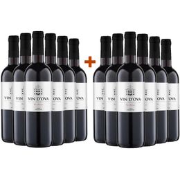 WirWinzer Select L&ouml;rrach 6+6 Paket Vin d'Ova Cabernet Franc 2020 - Piemont &ndash; Probierpaket IGP