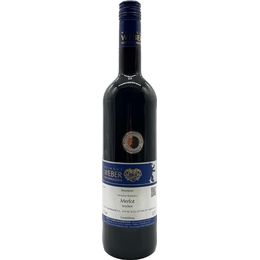 Weingut Weber Hof-B&auml;renstein Alsheimer Rheinblick Merlot 2023 Trocken - Rheinhessen &ndash; Rotwein Qualit&auml;tswein