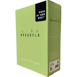 Markgräfler Winzer Markgräfler Winzer MRKGRFLR Müller-Thurgau - Bag in Box 3,0 L / Rivaner 2024 Feinherb Baden – Weißwein Qualitätswein