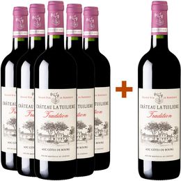Vignes Secr&egrave;tes 5+1 Paket Ch&acirc;teau La Tuili&egrave;re Tradition C&ocirc;tes de Bourg Cuv&eacute;e 2018 Trocken - Bordeaux &ndash; Probierpaket AOP