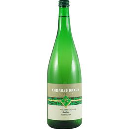 Weingut Andreas Braun 1,0 L Bacchus 2025 Halbtrocken - Volkacher Kirchberg Franken &ndash; Wei&szlig;wein Qualit&auml;tswein