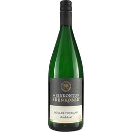 Weinkontor Edenkoben (Winzergenossenschaft Edenkoben) Weinkontor Edenkoben M&uuml;ller-Thurgau 1,0 L 2024 Lieblich - Pfalz &ndash; Wei&szlig;wein Qualit&auml;tswein