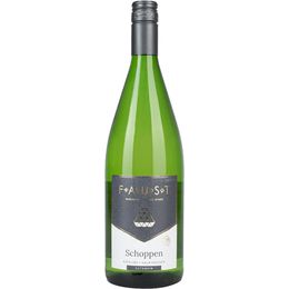 Weingut Faust Schoppen Riesling 2023 Halbtrocken - Rauenthaler Steinm&auml;cher Rheingau &ndash; Wei&szlig;wein Qualit&auml;tswein