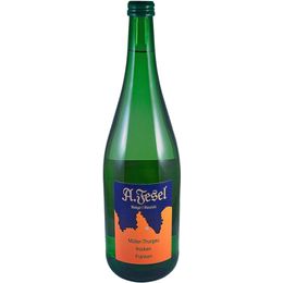 Weingut A. Fesel M&uuml;ller-Thurgau 1,0 L / Rivaner 2024 Trocken - W&uuml;rzburger Kirchberg Franken &ndash; Wei&szlig;wein Qualit&auml;tswein