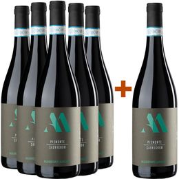 Massimo Abbate 5+1 Paket Sauvignon Piemonte Blanc - Piemont &ndash; Probierpaket DOC