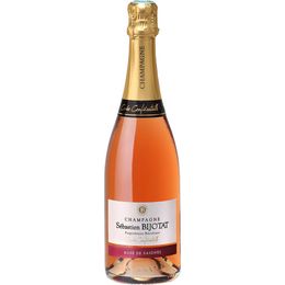 Champagne S&eacute;bastien Bijotat Cuv&eacute;e Ros&eacute; de saign&eacute;e brut Brut - &ndash; Perl- & Schaumwein AOP